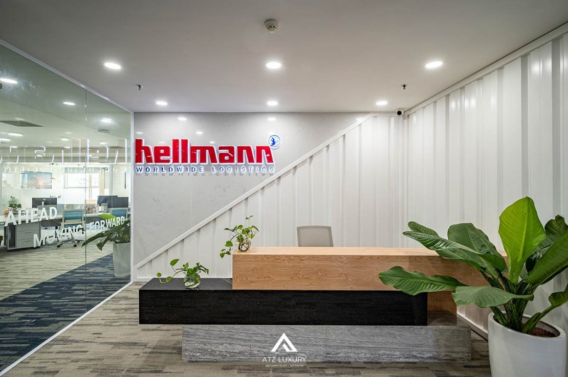 Dự án thiết kế văn phòng công ty Hellmann Việt Nam 850m2