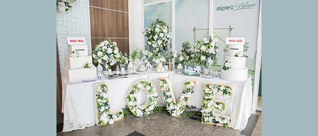 Ấn tượng mẫu thiết kế nhà hàng tiệc cưới Mipec Palace